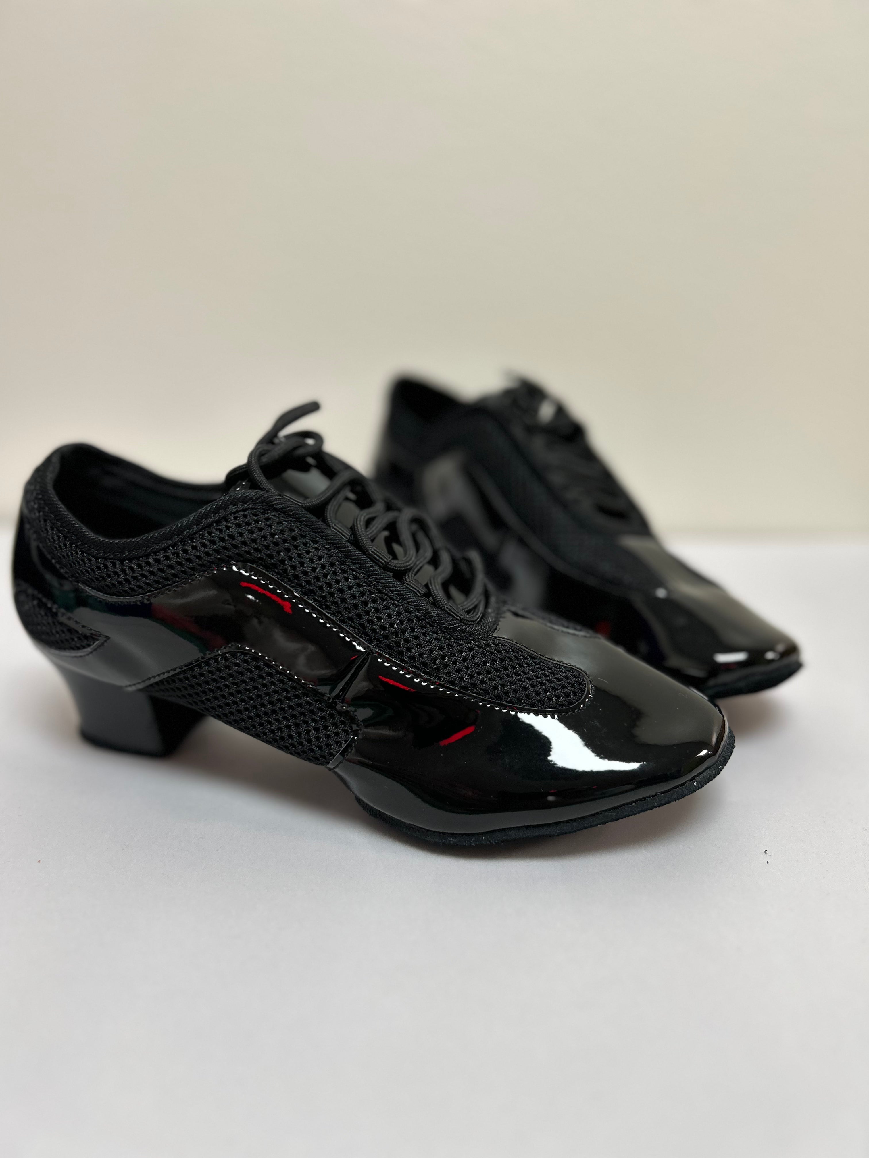 Black Mesh Ballroom Shoes – Esther Dancewear