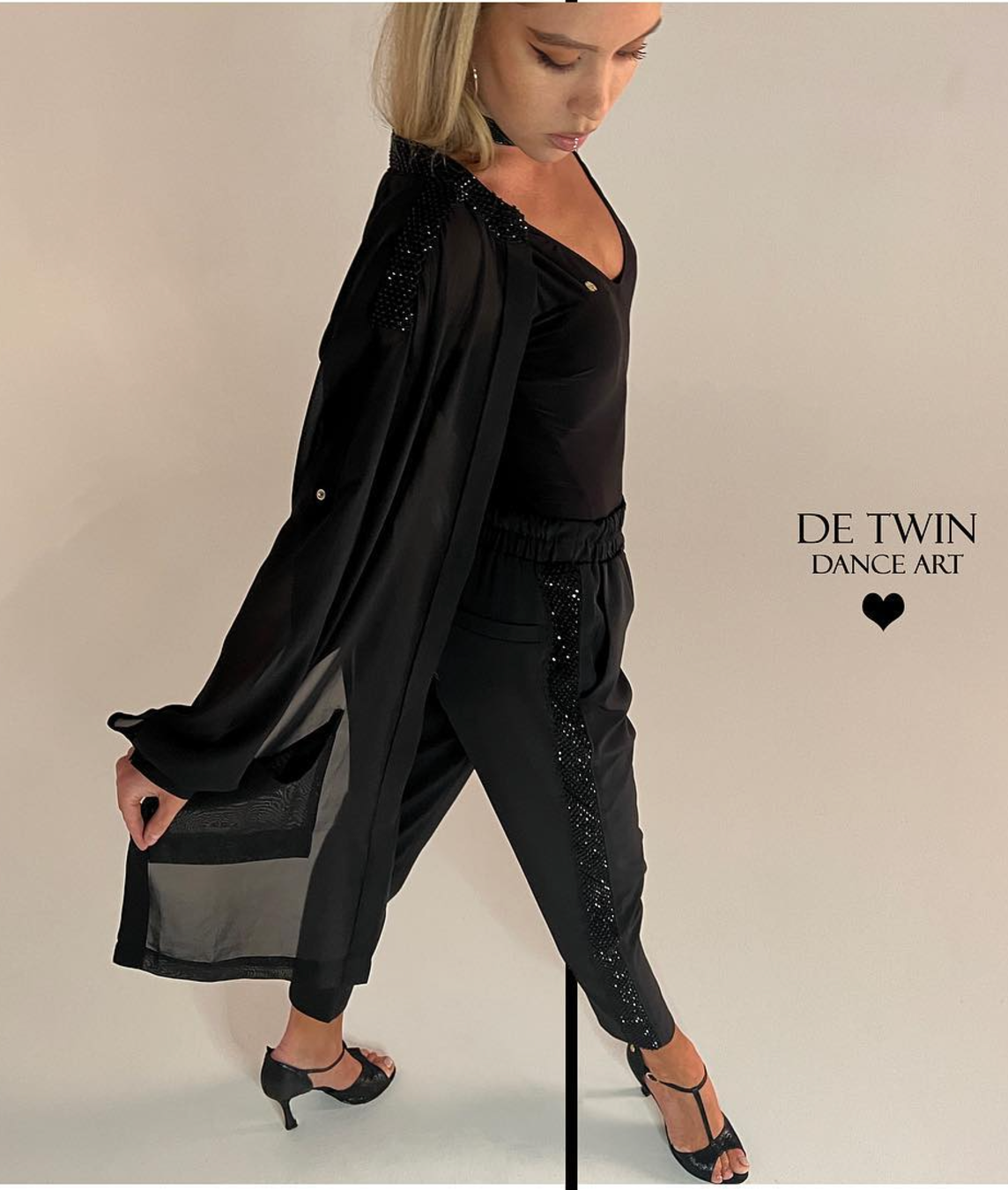 Black Crystal Trousers – Esther Dancewear